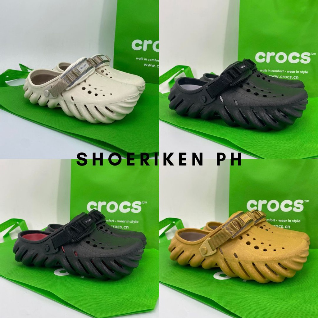 CROCS ECHO CLOGS FOR MEN AND WOMEN | Shopee Philippines