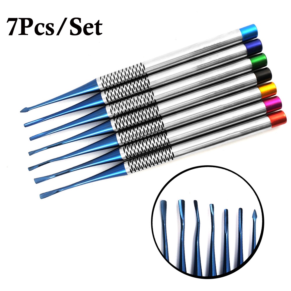 7Pcs Tool Elevator Knife Lift Elevator Curved Handle Kit | Shopee ...