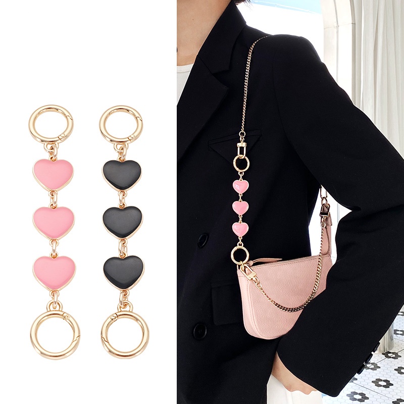 Bag Strap Extender Accessories Handmade DIY Heart-Shaped Extension ...