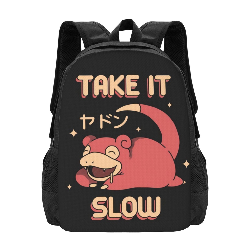 Pokémon Slowpoke Backpack for Girls and Boys Schoolbag Children Bookbag ...