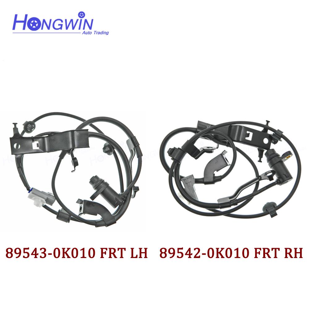 89543-0K010 89542-0K010 Front Left Right Wheel Speed ABS Sensor For ...