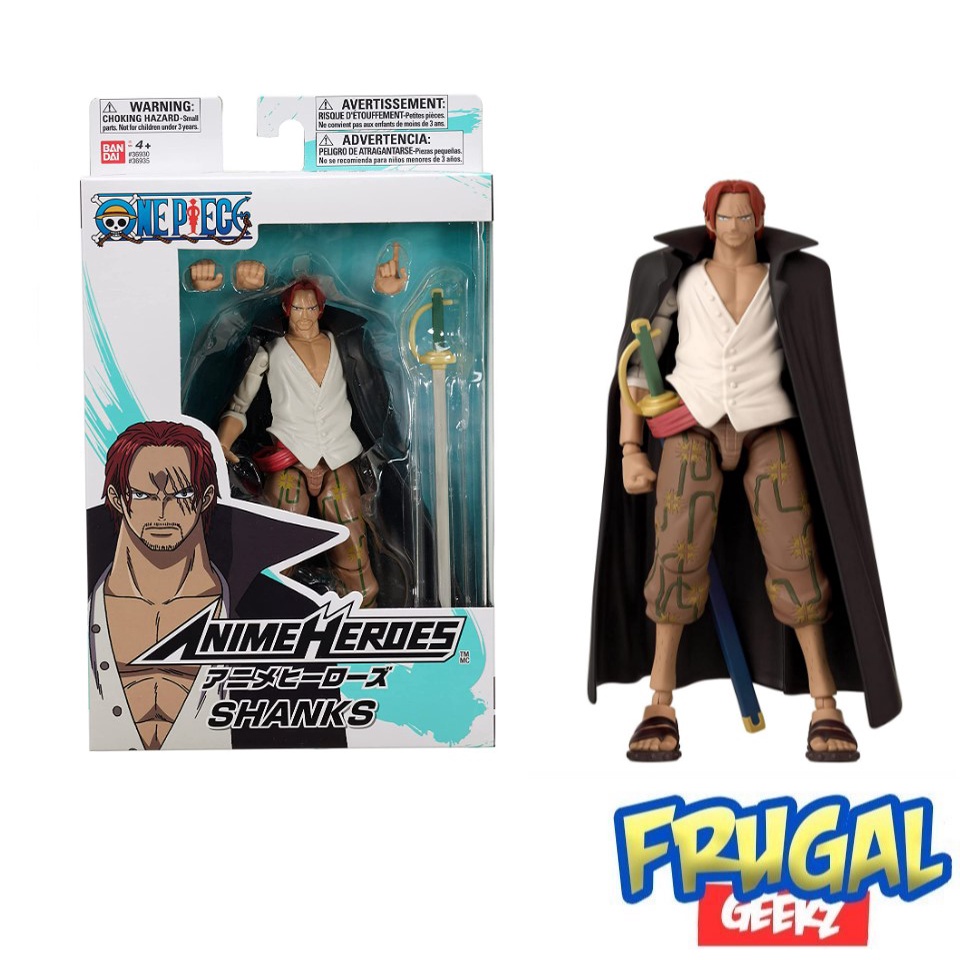 Anime Heroes One Piece: Shanks Action 6.5" Scale Action Figure | Shopee ...
