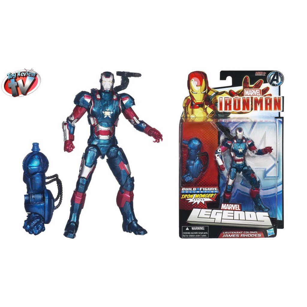 MARVEL LEGENDS LIEUTENANT COLONEL JAMES RHODES IRON PATRIOT MONGER WAVE ...