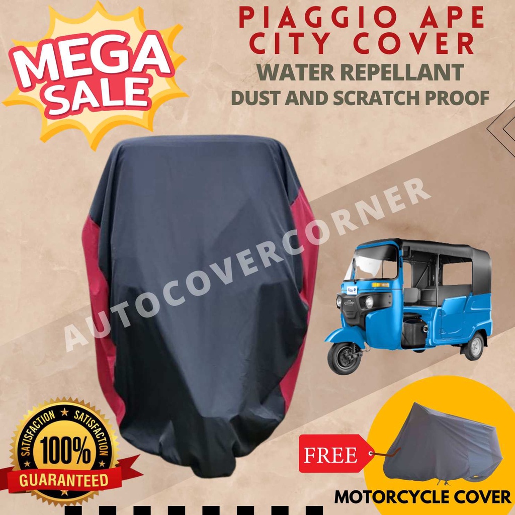 PIAGGIO APE CITY ALL TYPES UNIVERSAL FULL COVER HIGH QUALITY (WATER ...