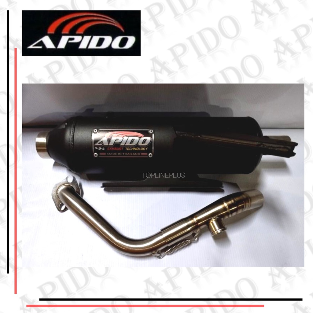 APIDO MUFFLER ICON BEAT with Sound Adjuster and Bung Sensor (Oxygen ...