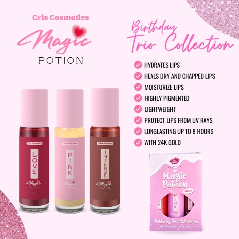 Magic Potion Birthday trio Edition by Cris Cosmetics | Shopee Philippines