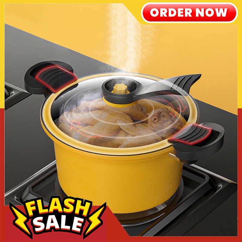 3.5L Kitchen Micro Large Capacity Non-Stick Pressure Cooker Home Stew ...