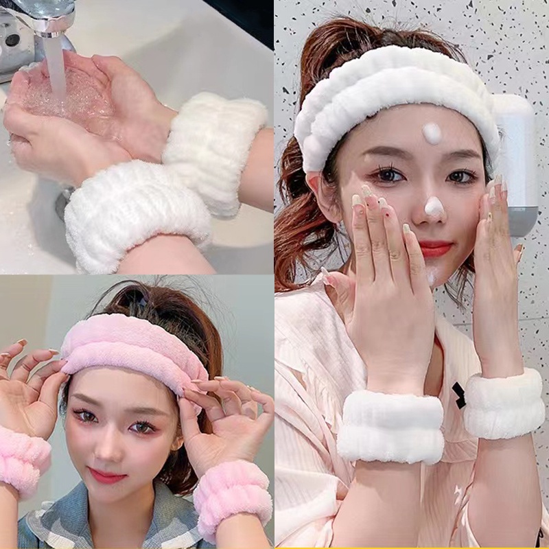 Hair Band for Women's Makeup Headband High Elastic Facial Mask Headband ...