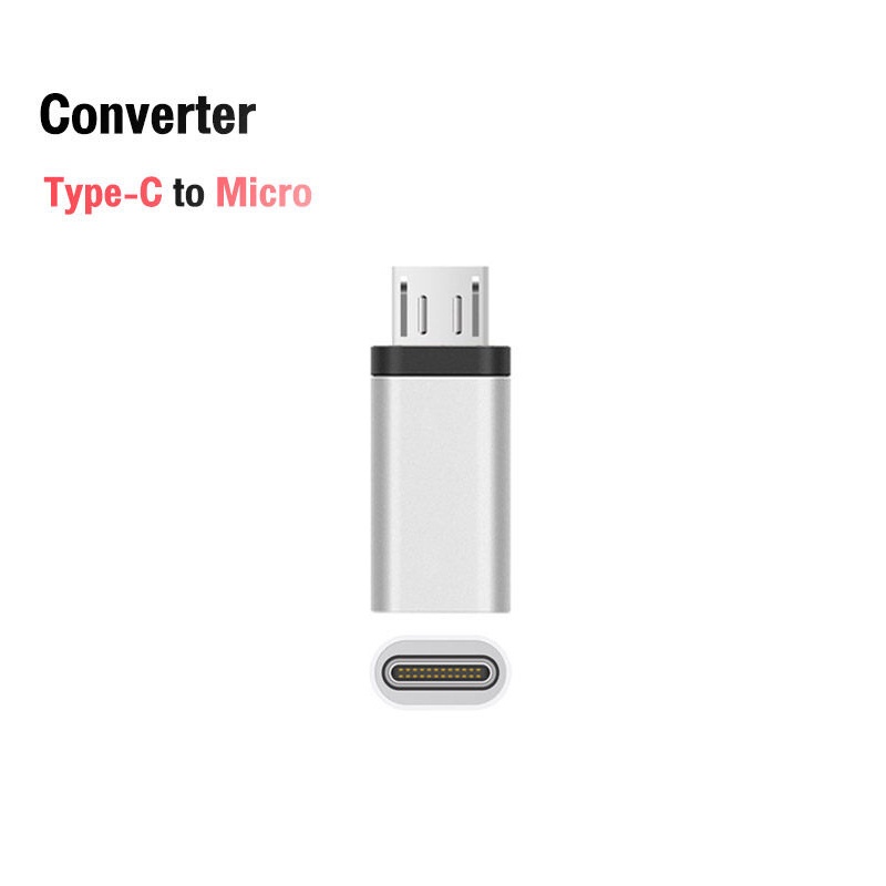 Android Switch to Type-C IOS Micro USB Adapter USB C Conversion Head ...