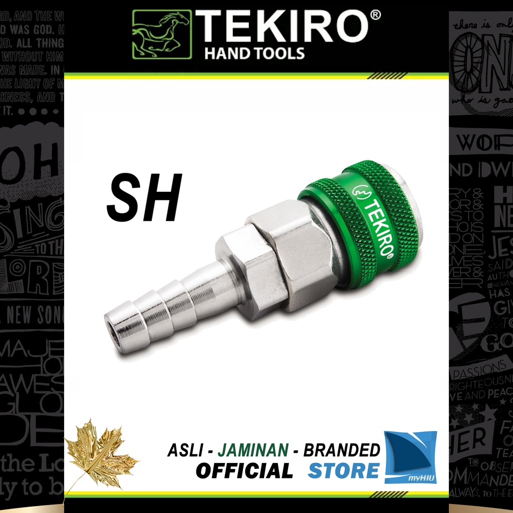 1-step Air Hose Coupler - 1-Touch Quick Coupler 20/30/40 (SH) TEKIRO ...