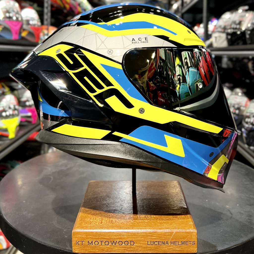 Sec Ace Guardian Full face Dual Visor Helmet | Shopee Philippines