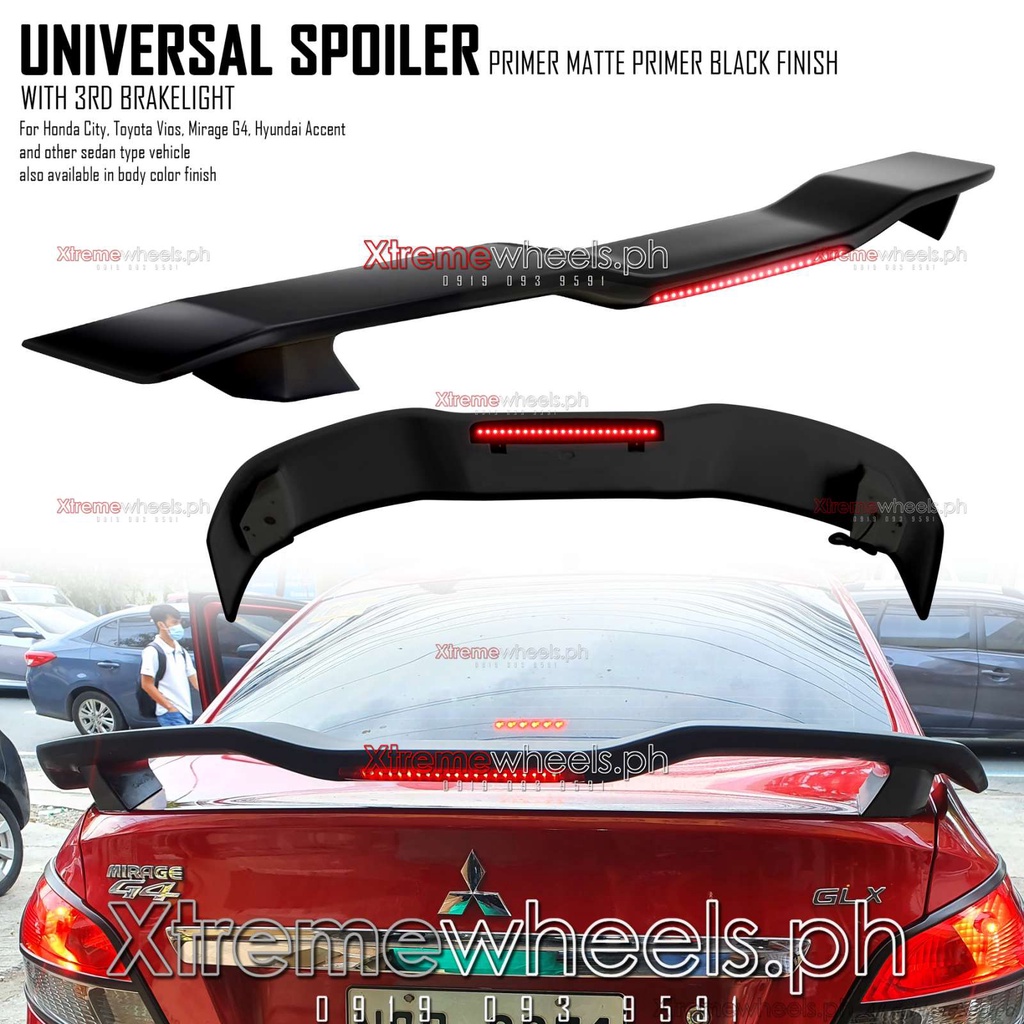 Universal Sedan Spoiler for Vios, Mirage G4, Accent, City, Elantra No ...