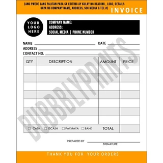 customized receipt - Best Prices and Online Promos - Aug 2024 | Shopee ...