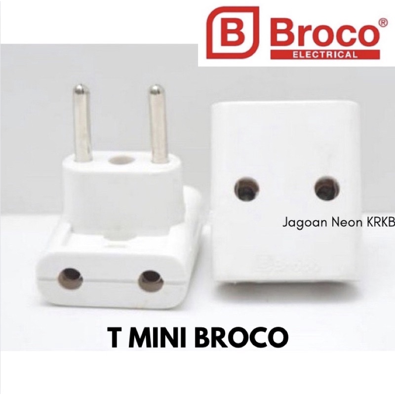 HITAM Black broco mini T Plug/broco mini T/broco Plug | Shopee Philippines