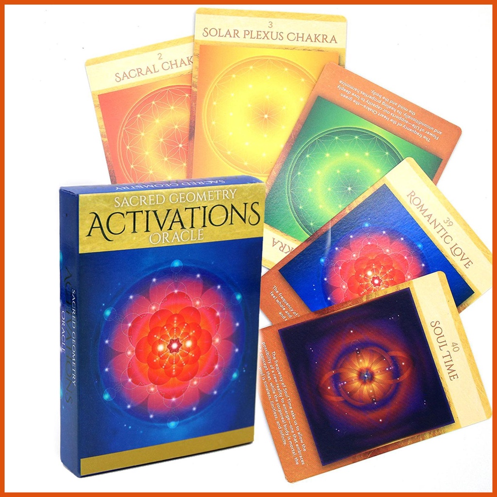 Most Popular English Version Sacred Geometry Activations Oracle Decks ...