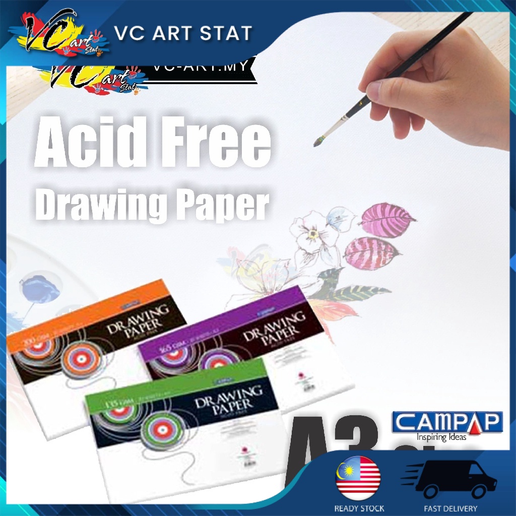 Campap Drawing Paper A3 size (Acid Free) | Shopee Philippines