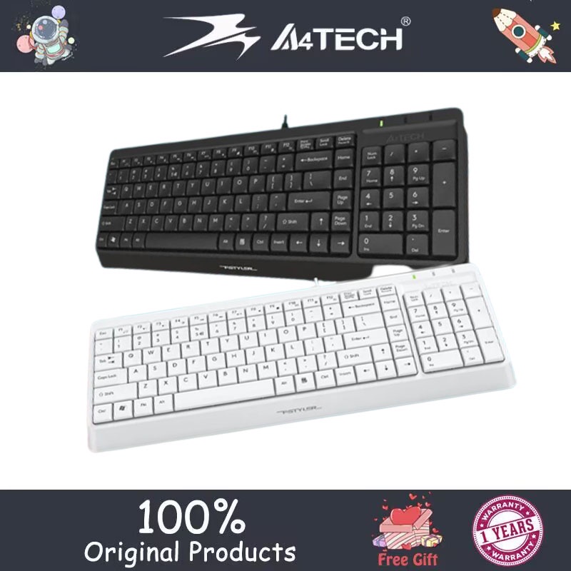 A4TECH FK15 Wired USB slim office keyboard | Shopee Philippines