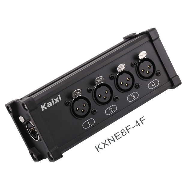 XLR Audio Snake 4 Channel 3 Pin Multi Network Breakout for Stage and ...