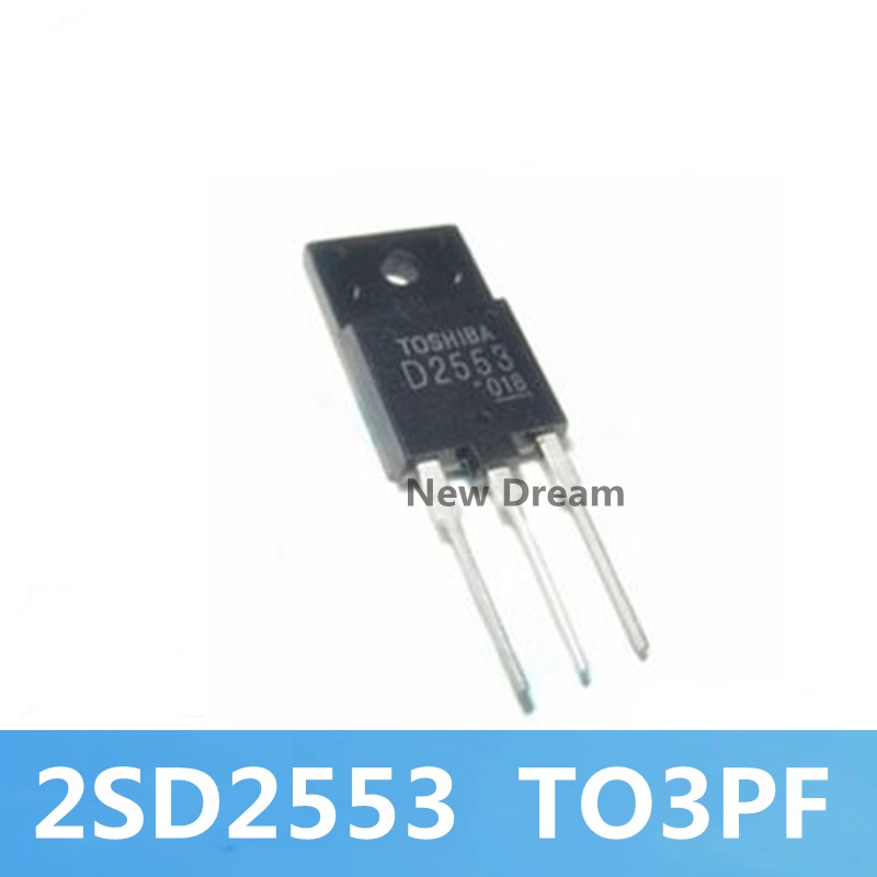 5pcs D2553 2SD2553 high-power triode in-line TO-3P TV display line tube Applicable to 25-29 ...