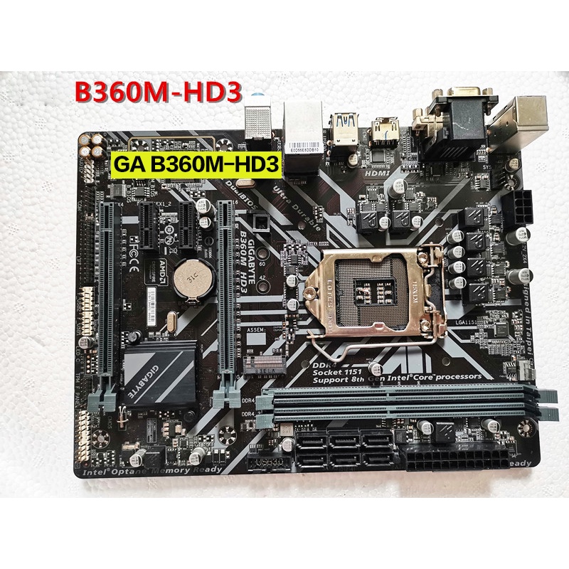 Gigabyte/Gigabyte B360M-D2V/POWER/MORTAR/H310/365 1151-pin DDR4 motherboard | Shopee Philippines