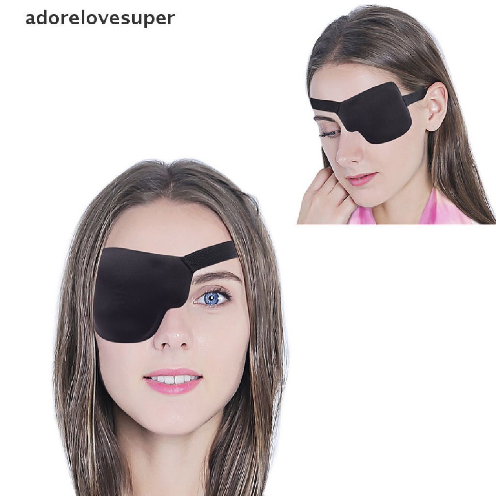 AD1PH Pirate Eye Patch Unisex Black Single Eye Patch Eyepatch One Eye ...