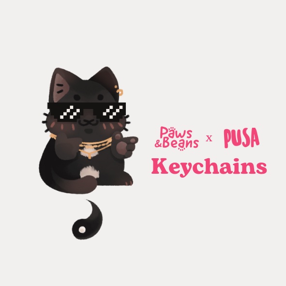 PUSA 2023 VALENTINE'S DAY EDITION KEYCHAINS | Shopee Philippines
