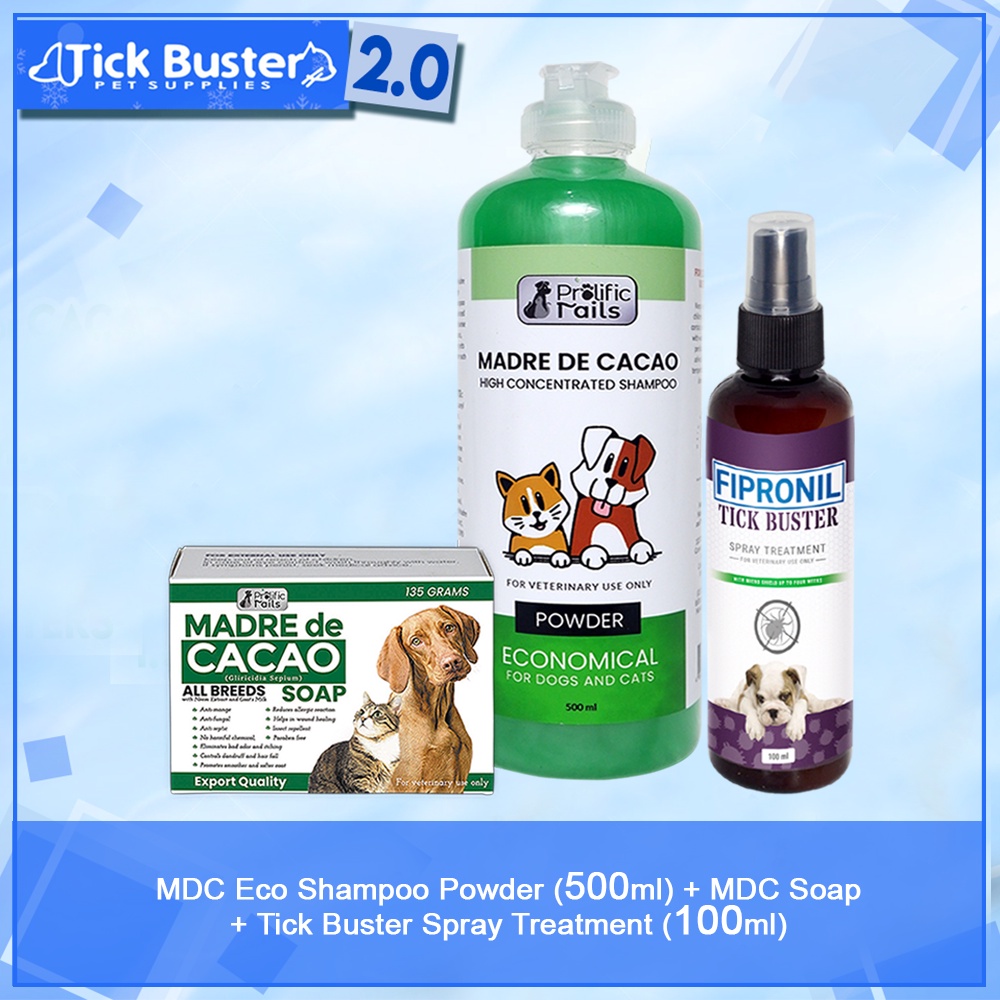 TBS 2.0 Prolific Tails MDC Shampoo 500ML Powder Scent+Madre de Cacao ...