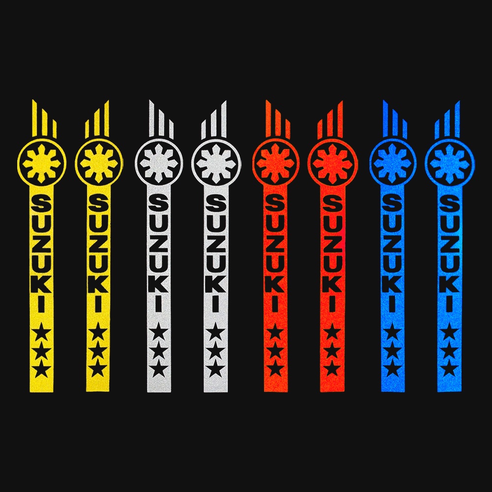 SUZUKI Modified Shock-absorbing Stickers Motorcycle Stickers Self ...