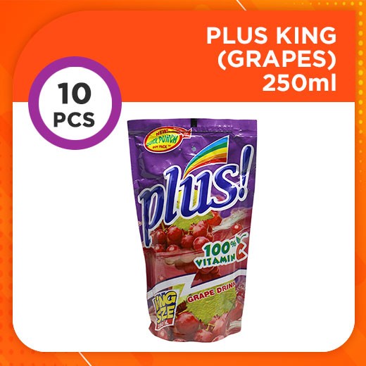 Zest-O Plus King Size Juice Drink Grapes (10 x 250ml) | Shopee Philippines