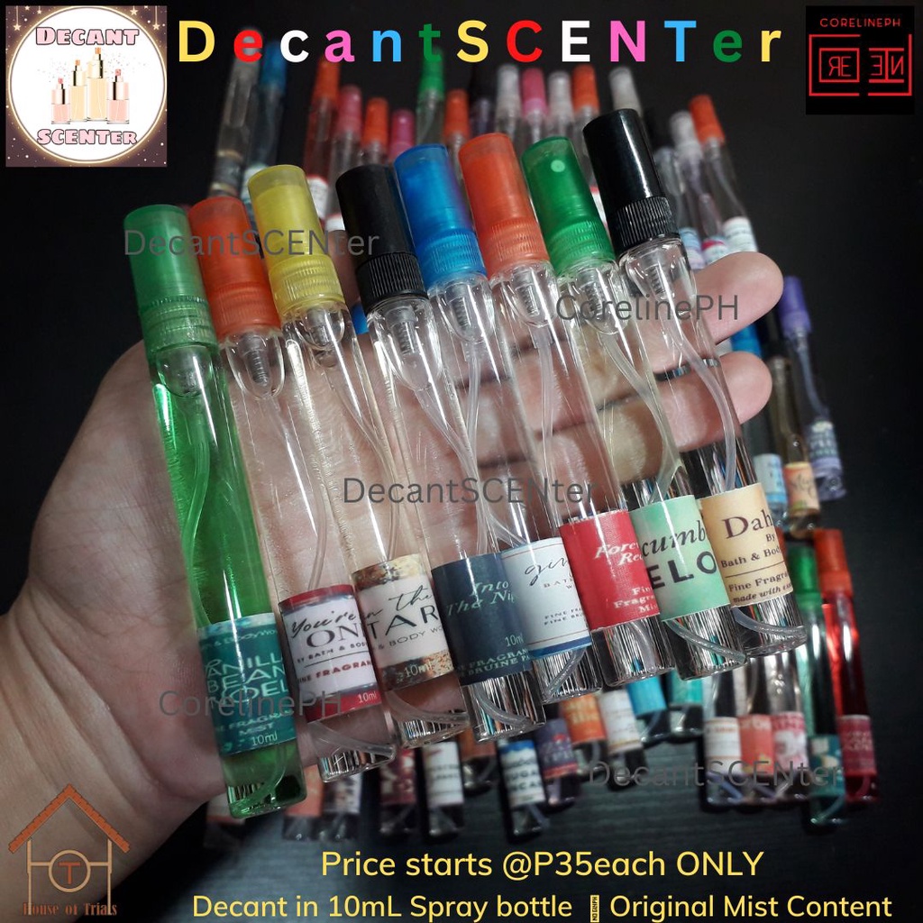 Original Bath & Body Works Decant 10ml - Minimalist label (min 2 ...