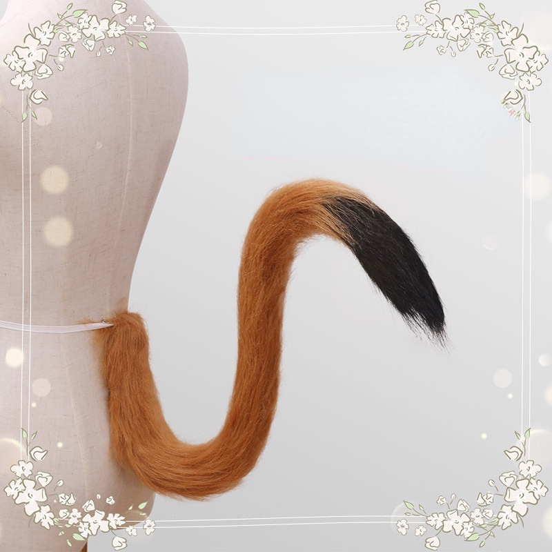Japanese Fake Cat Tails Lady Lolita 80cm Animal Plush Tail Cosplay ...