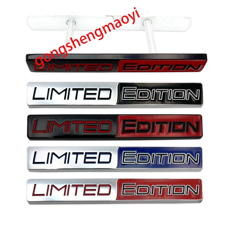 3D Car Styling LIMITED Edition Emblem Metal Car Body Sticker Grille ...