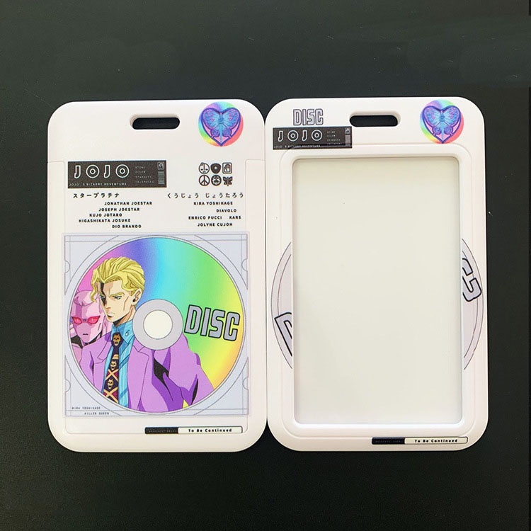 1 Pcs Cute Anime JoJo's Bizarre Adventure Stone Ocean Card Case Kujo ...