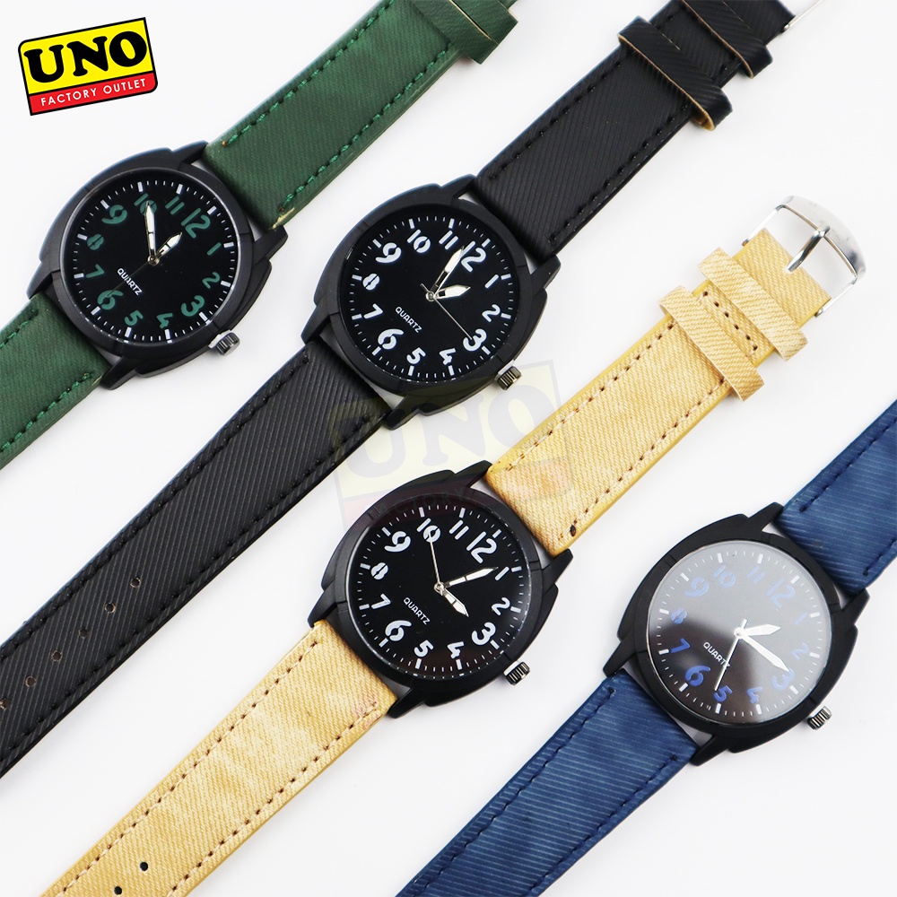 UNO MEN'S WATCH ANALOG LEATHERETTE WITH BATTERY ASST COLOR'S | Shopee ...