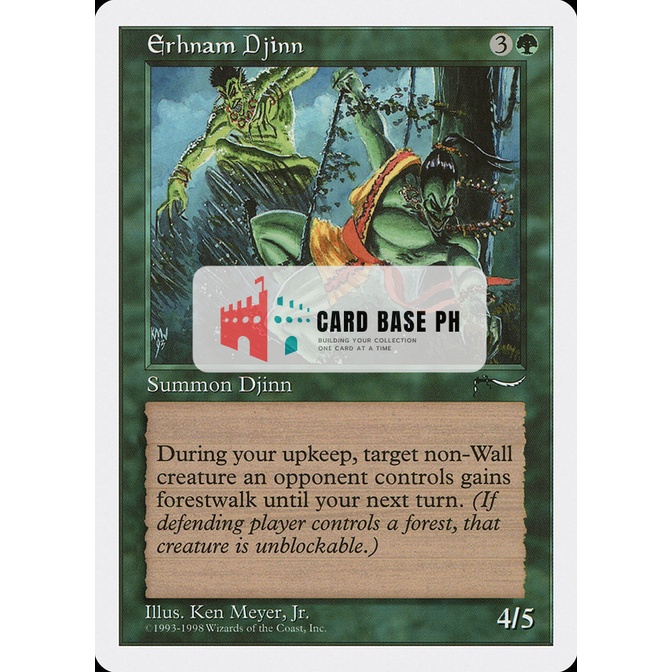 Erhnam Djinn(Heavily Played) - Magic the Gathering Trading Card ...