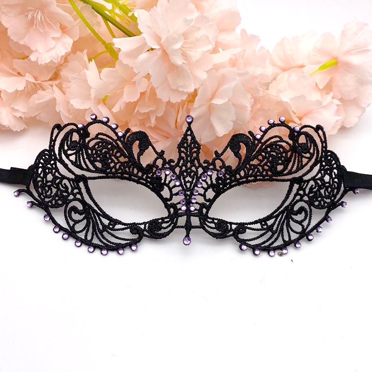 Gold and silver lace and diamond mask half face ladies masquerade party ...