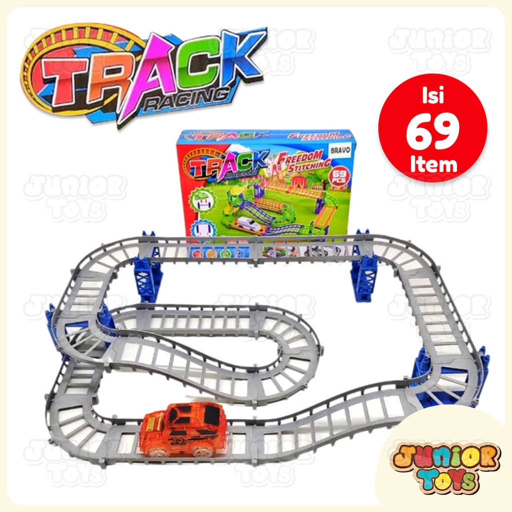 Rail Track Set Rail Car Track Racing Toy Car And Track Car Track Set ...