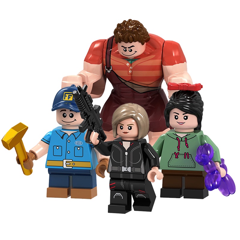 Ralph Figures Mini Wreck-It Building Blocks Boys Gifts for Children ...