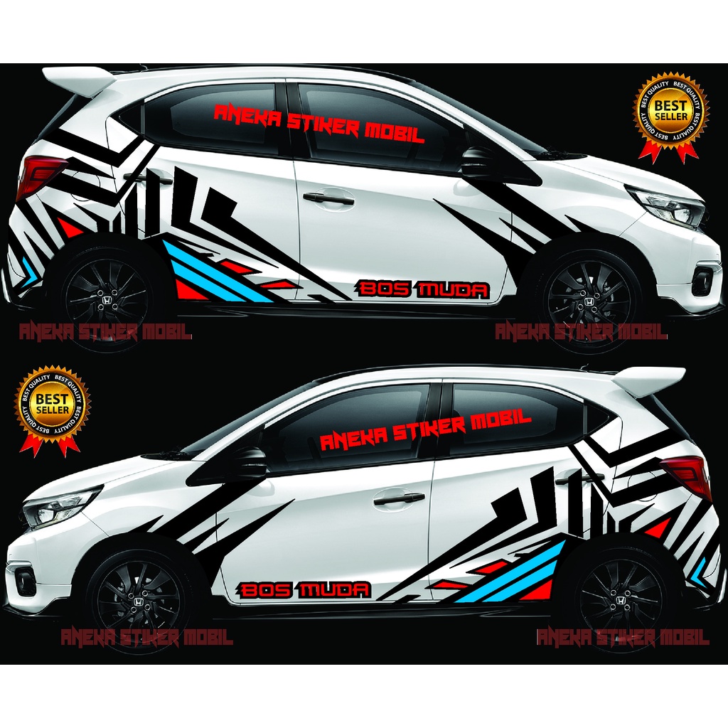 Honda Brio Car Sticker Brio Car Side Body Sticker Brio Cutting Sticker ...