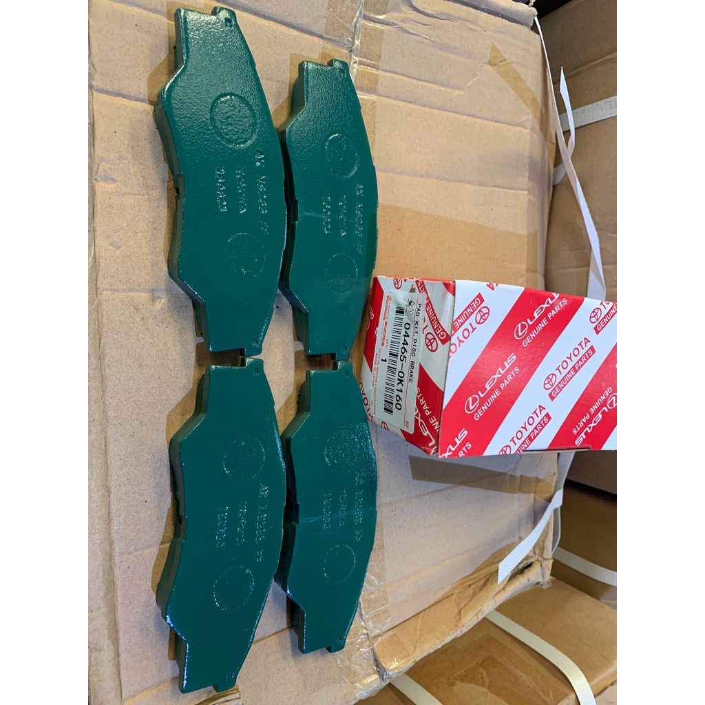 BRAKE PAD FA 04465-0K160 TOYOTA INNOVA 2003-2016, TOYOTA HILUX 2004 ...