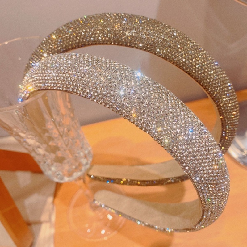 Rhinestone Headbands For Women Girls Fashion Rhinestone Head Bands ...