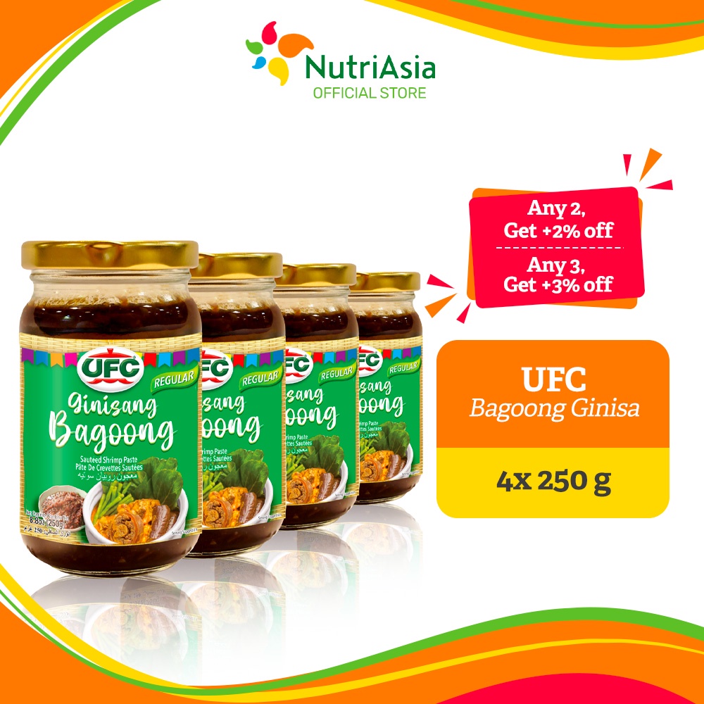 UFC Bagoong Ginisa 250g Bundle of 4 | Shopee Philippines