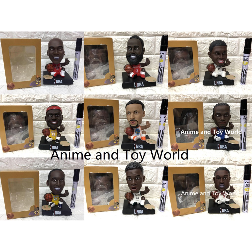 NBA Michael Jordan,Bryant,James,Curry,Durant,Harden,Leonard NBA Figure ...