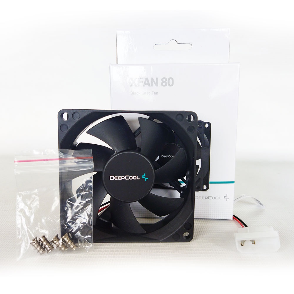 Deep Cool PC Case Fan 120mm & 80mm Super Silent Big Airflow Exhaust Fan ...