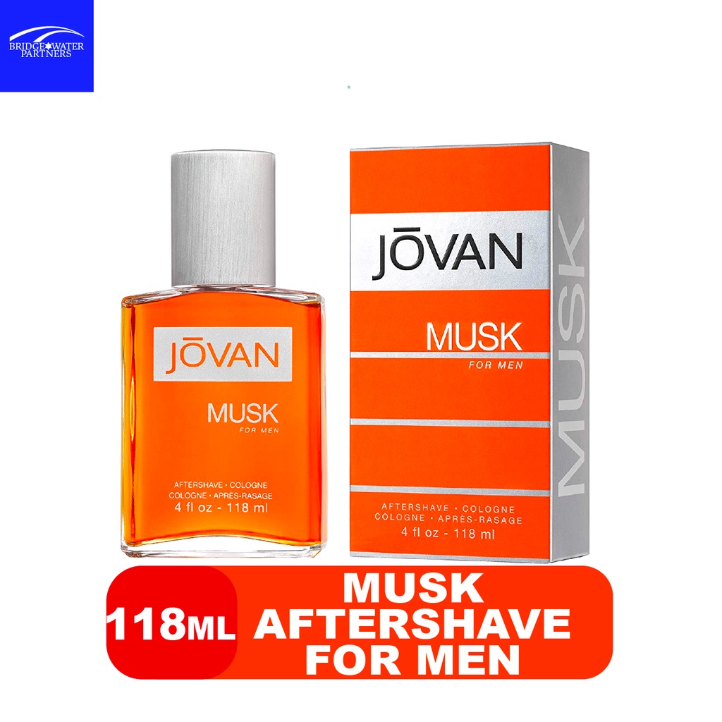 Jovan Musk Aftershave For Men (118ml) | Shopee Philippines