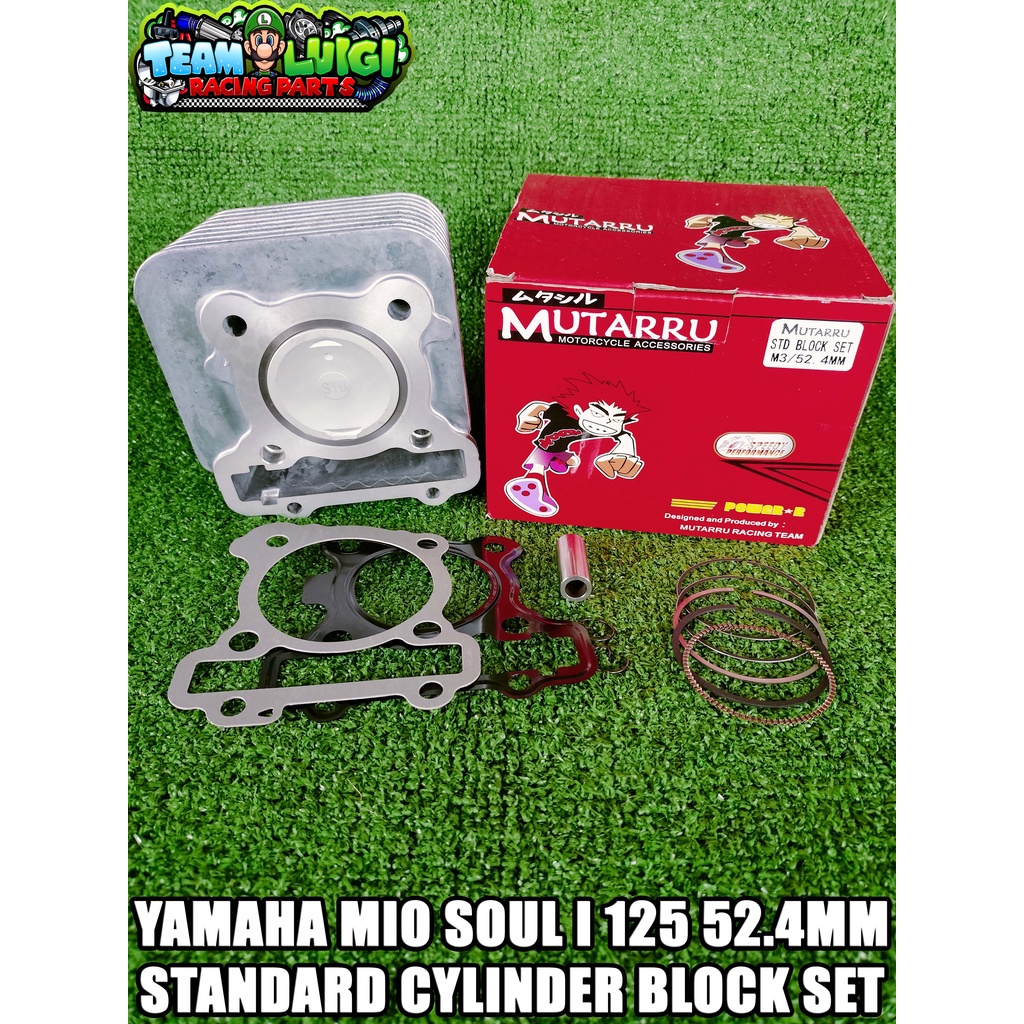MUTARRU YAMAHA MIO SOUL I 125 52.4MM STANDARD CYLINDER BLOCK SET ...