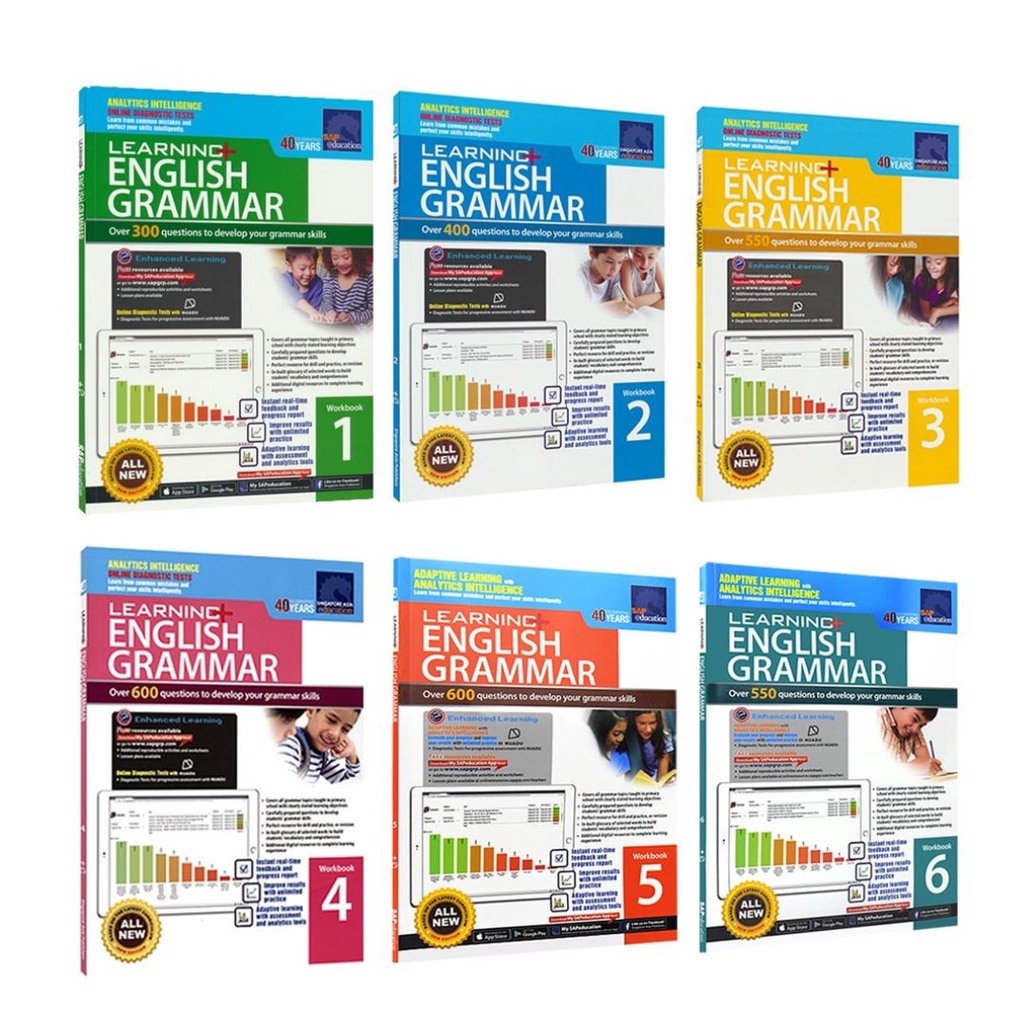 Learning English Grammar Workbook SAP Learning Grammar (singles) - Book ...