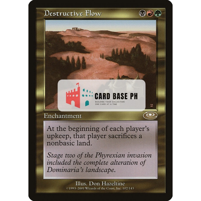 Destructive Flow(Lightly Played) - Magic the Gathering Trading Card ...