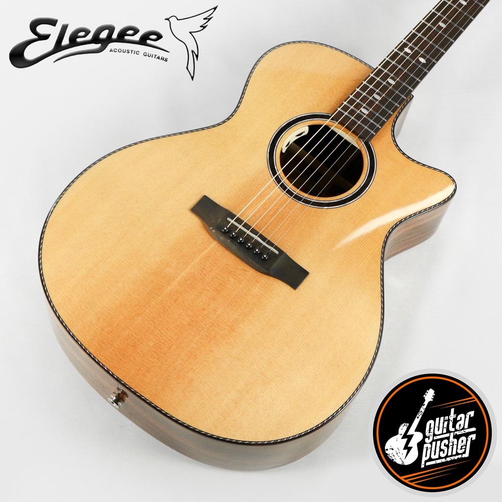 Elegee Adarna Solid Sitka Spruce Top GA Acoustic-Electric Guitar with ...