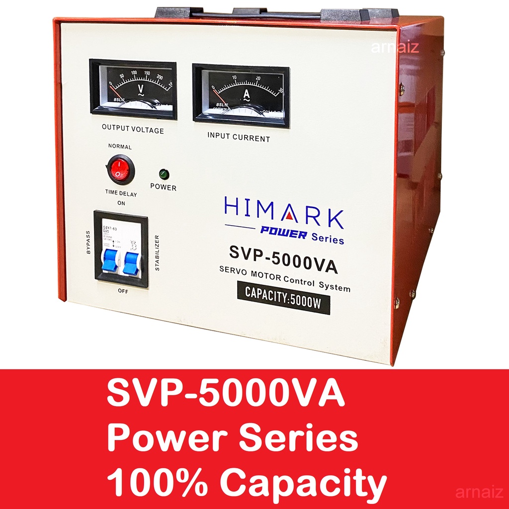Himark 5000W AVR Automatic Voltage Regulator 5000VA Servo Motor Type ...